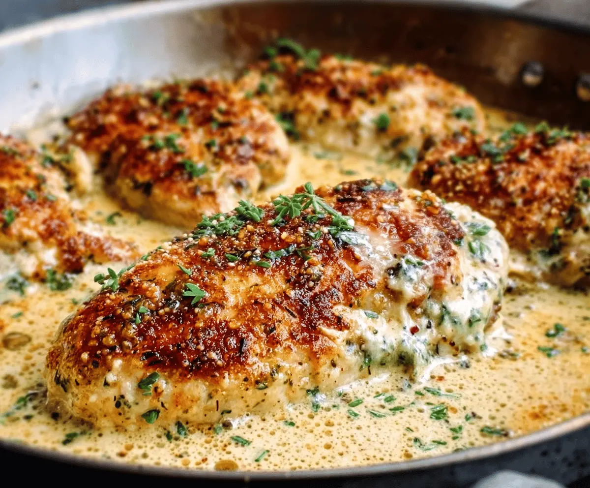 Creamy Baked Asiago Chicken Recipe