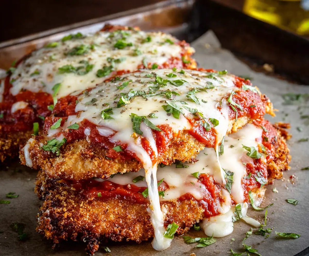 Crispy Chicken Parmigiana Recipe