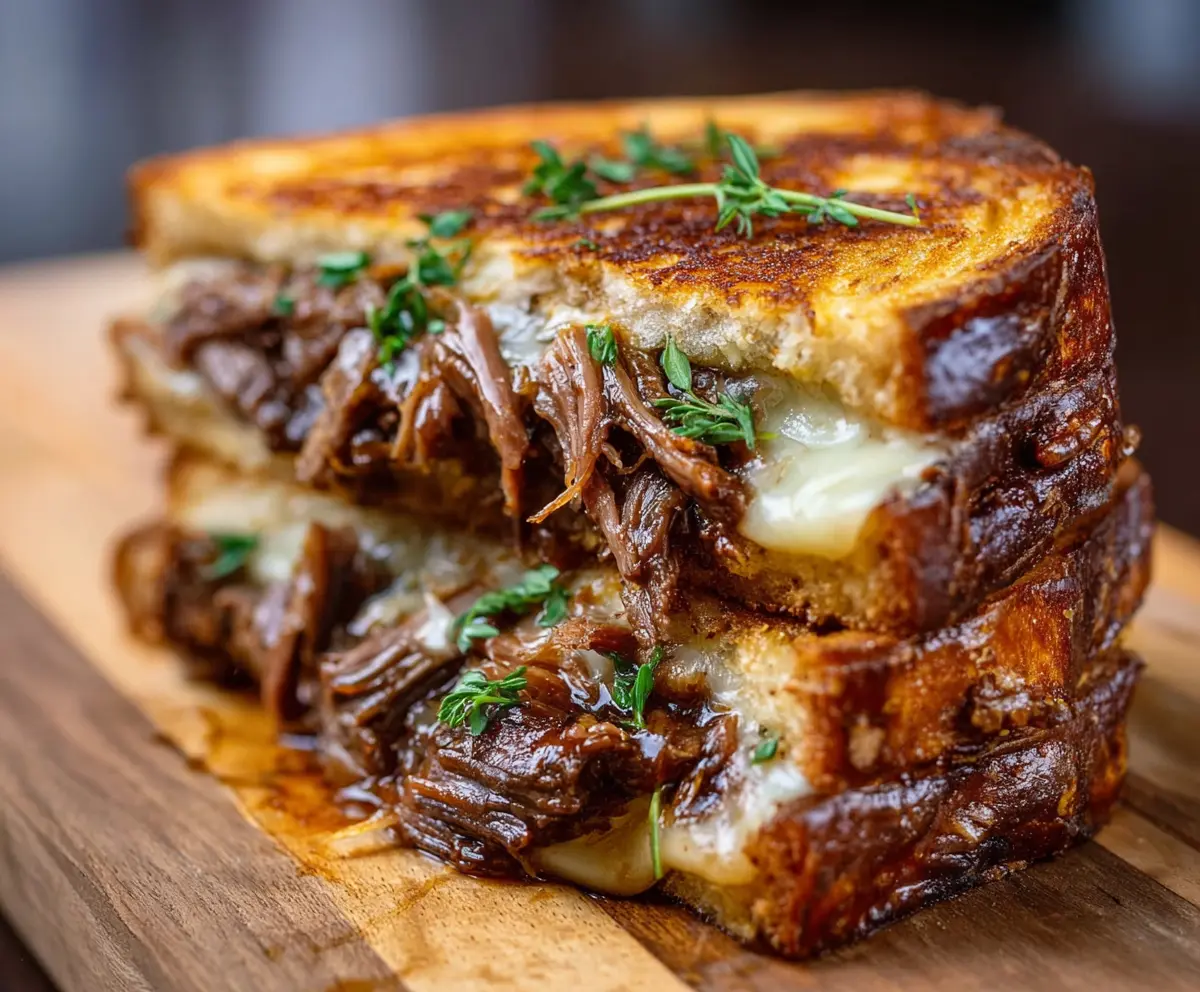 Best Short Rib Grilled Cheese