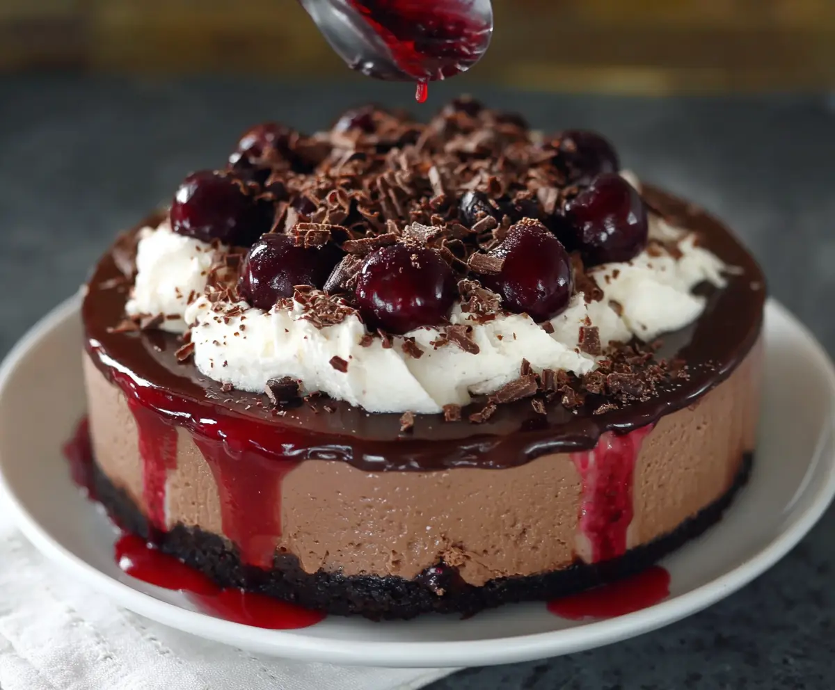 Classic Black Forest Cheesecake Recipe