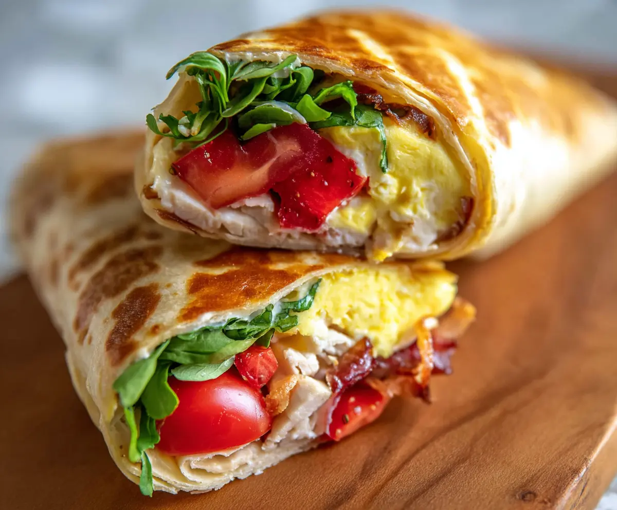 Easy Cottage Cheese Breakfast Wrap